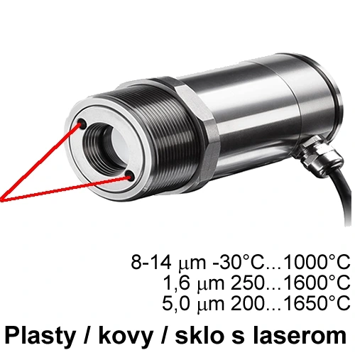 Pyrometer Optris CSlaser | Meratex - měřící technika